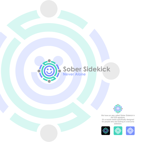 Designs | Design powerful Icon for the Sober Sidekick app | Logo design ...
