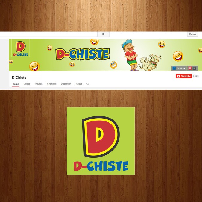 Banner for a humor / jokes Youtube channel | Social media page contest