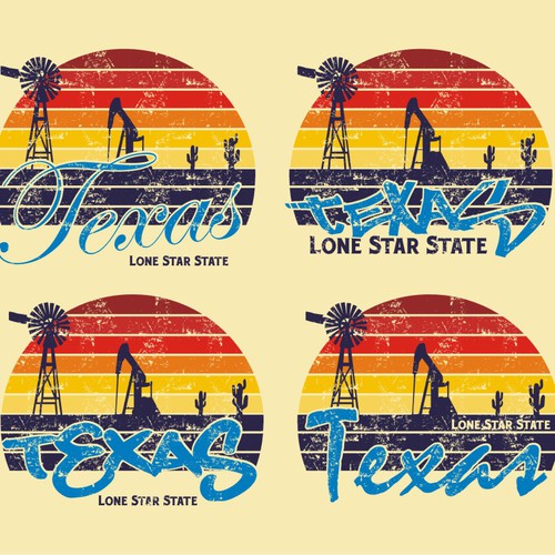 Texas-themed Retro 70s T-Shirt; GUARANTEED | T-shirt contest