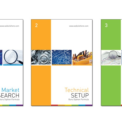 Funky Training Manual Cover Designs x 6 Covers | Print or packaging ...