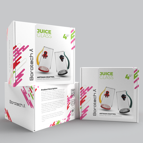 Designs | eye catching glassware box designing , | Product packaging ...