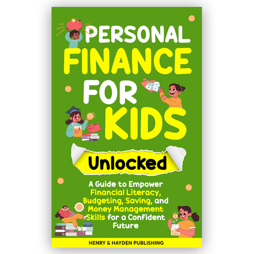 Designs | Personal Finance for Kids | Book cover contest