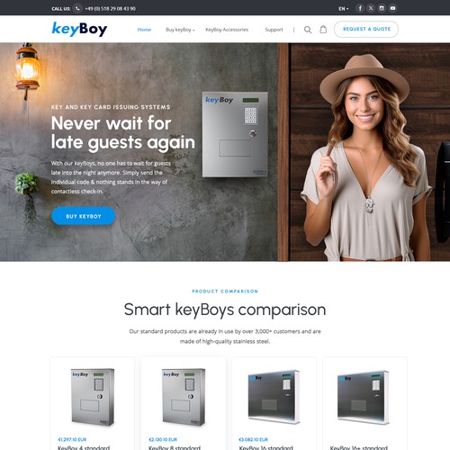 Designs | keyBoy (24h checkin solution for hotels) product explanation ...