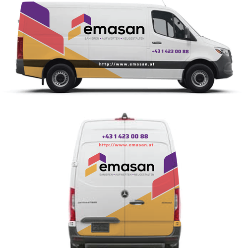 Designs | Design a Modern and Professional Van Wrap for a Leading ...
