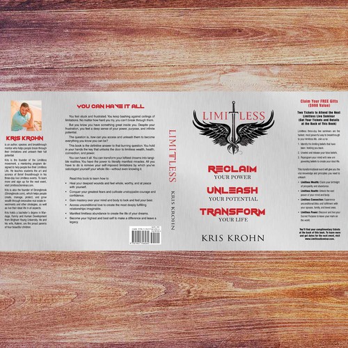 Limitless - Book Cover - Clean, Modern, Minimalistic | Book cover contest