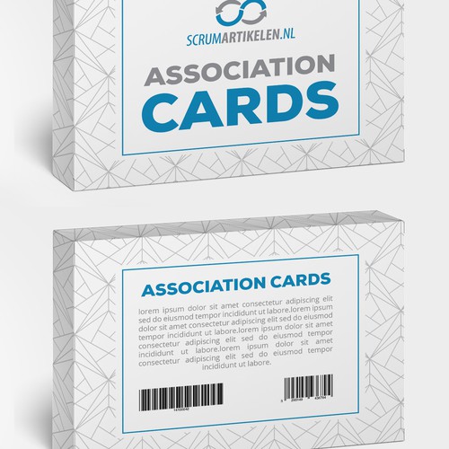 Create a nice Box design and backside of card design for Association ...