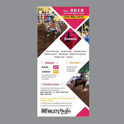 Design an entertaining flyer for a Rodeo | Postcard, flyer or print contest