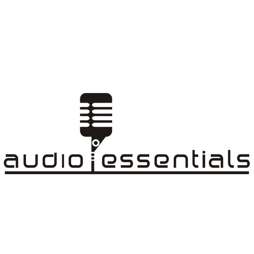 Audio Essentials Logo with old timey Microphone | Logo design contest