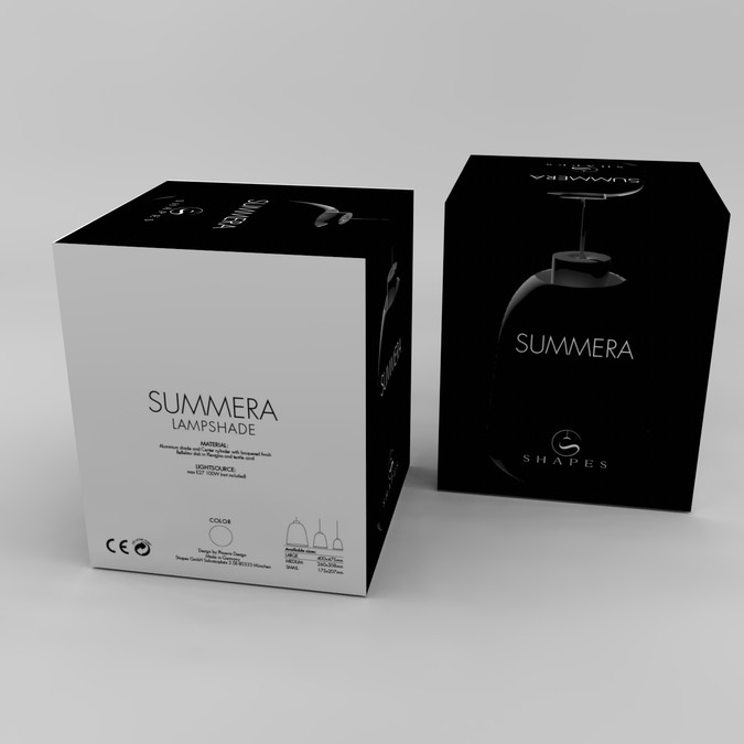 Create packinging for high-end Designer lighting range | Product ...