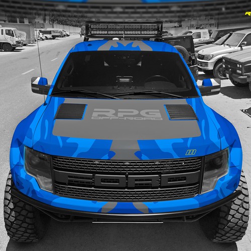Design an awesome Car Wrap for a Ford Raptor | Car, truck or van wrap ...