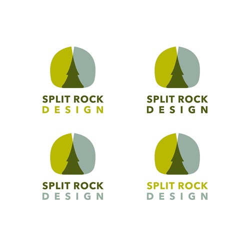LOGO - Split Rock Design (Landscape design builder logo) | Logo design ...