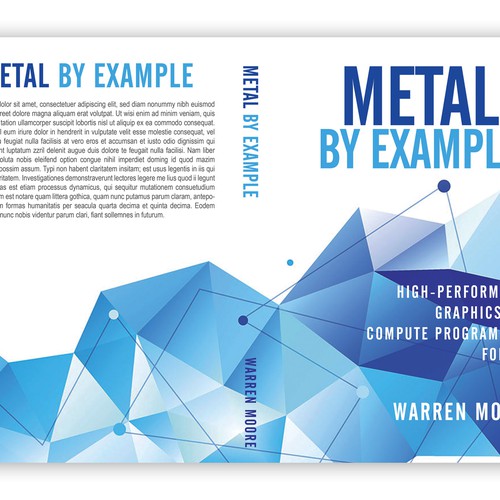 Simple, engaging, geometric cover for book on 3D computer graphics ...