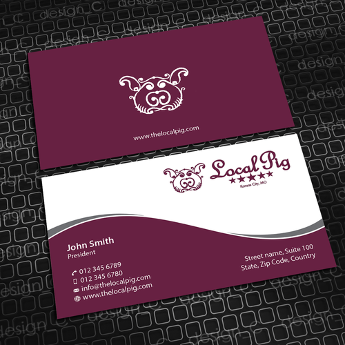 Local Butcher Shop - Business Card | Business card contest