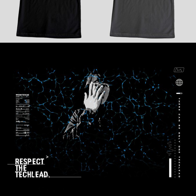 Design a shirt for coders ("Respect the TechLead") | T-shirt contest