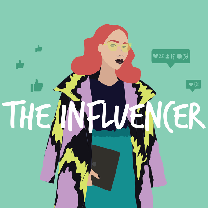 Influencer Marketing E-guide Cover | Illustration or graphics contest