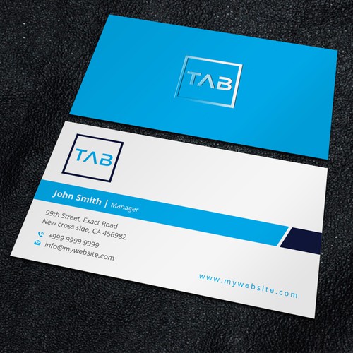 TAB Business Card | Business card contest