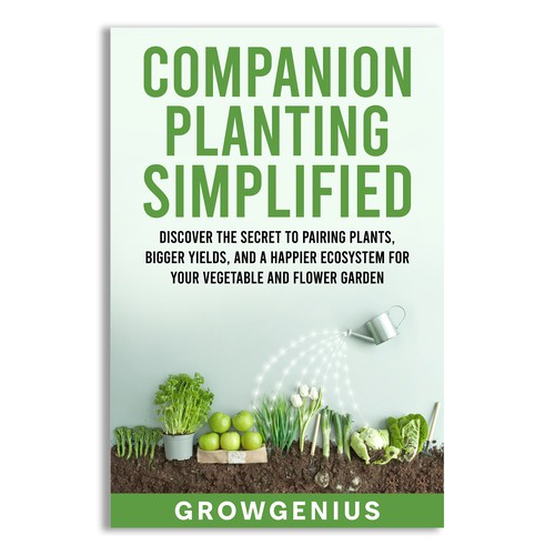 Designs | Companion planting book cover that grabs attention and ...