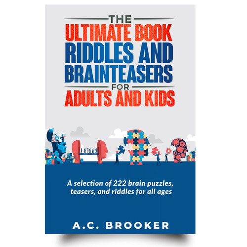 Designs | Design an eye catching cover for a book on riddles and brain ...