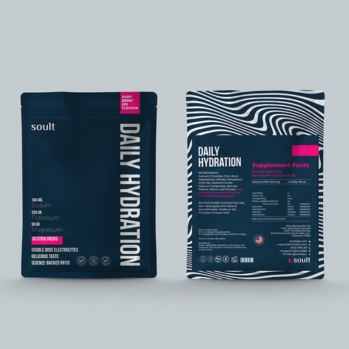Designs | Design eye catching packaging for a premium hydration powder ...