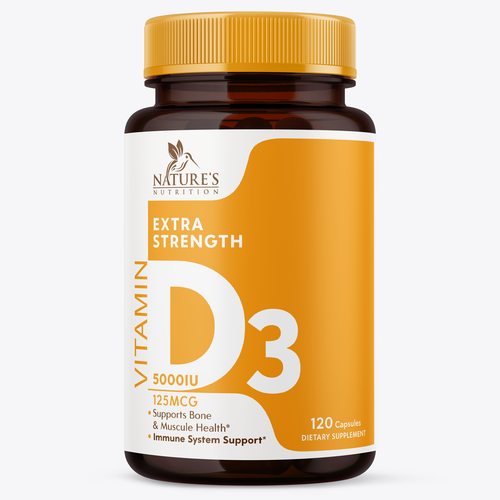Designs | Vitamin D3 Supplement Design Needed for Nature's Nutrition ...