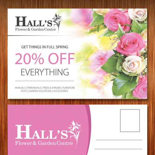 Designs | Create an eyecatching reusable template for a flower shop ...