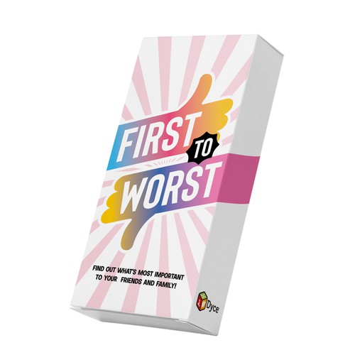 Designs | PARTY GAME: First to Worst | Product packaging contest