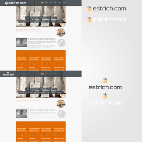 Gestalten Sie ein modernes Logo für estrich.com | Logo Design Wettbewerb