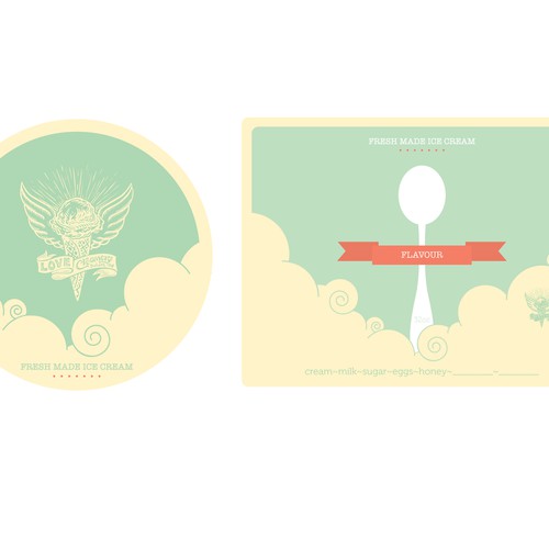 Designs | Ice Cream Container Labels for Love Creamery | Product label ...