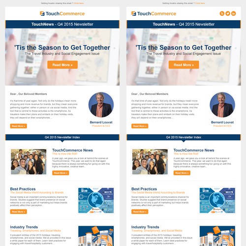 Email Newsletter Template | Email contest