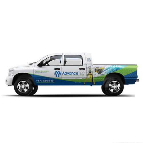 Designs | Design a Cutting-Edge, Classy Truck Wrap for AdvanceTEC ...