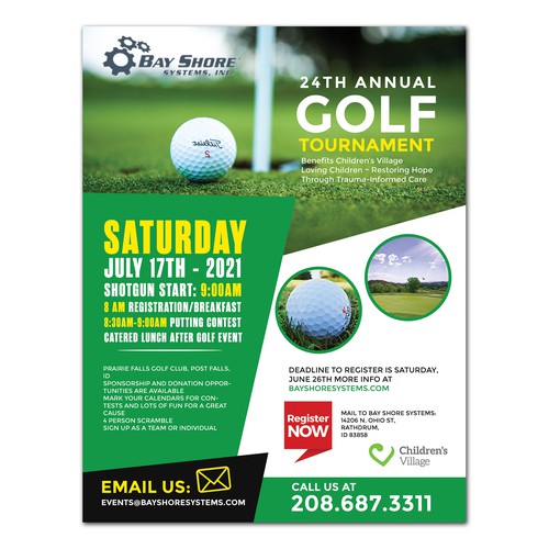 Designs | Annual Golf Tournament Flyer | Postcard, flyer or print contest