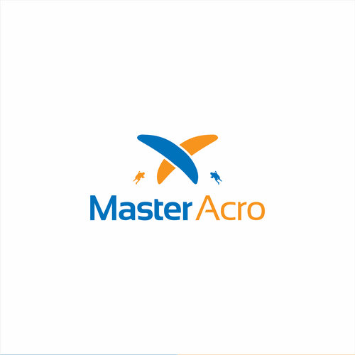 MASTER ACRO - logo for tutorial aerobatics paragliding project | Logo ...