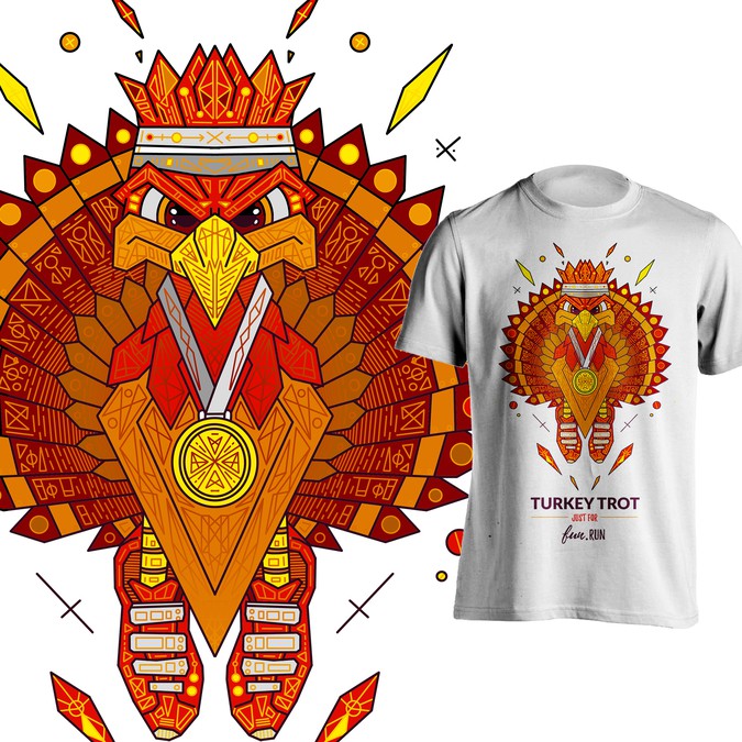 Turkey Trot Run | Sticker contest