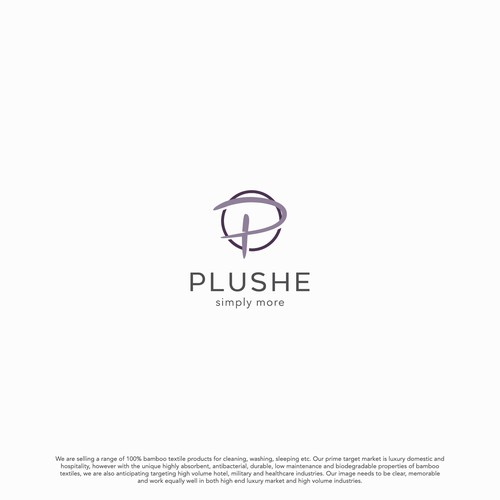 Create a standout brand image for.....plushé - the new name in home ...