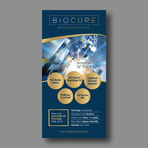 IV Therapy Pull-Up Banner | Signage contest