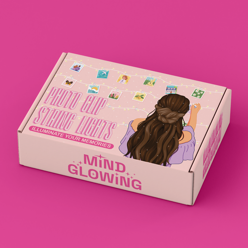 Designs | A cute, trendy & engaging packaging for our Photo Clip String ...