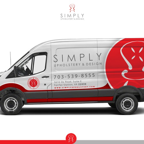 2015 Ford Transit-250 Partial Wrap for an Upholstery Shop | Car, truck ...