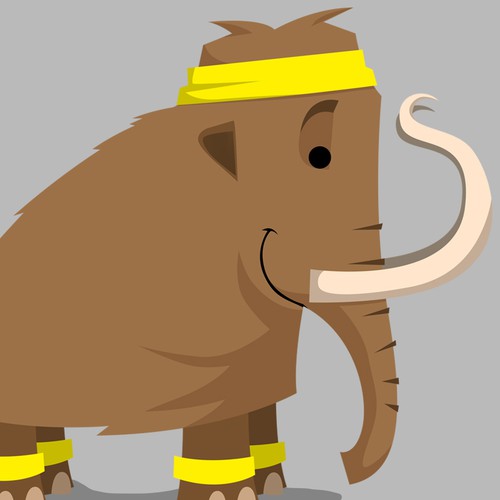Mammoth Mascot (2D Illustrator with Depth to Pop) | Character or mascot ...