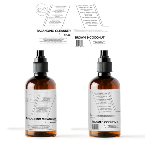 Design a product label for a plant-based skincare company | Product ...