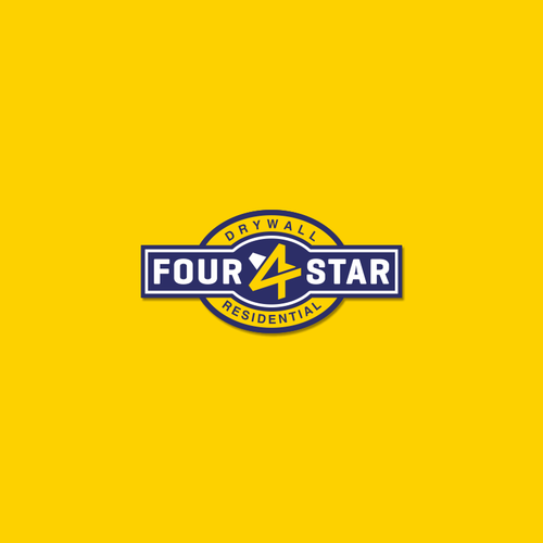 Redesign Four Star Drywall Residential's Logo | Logo design contest