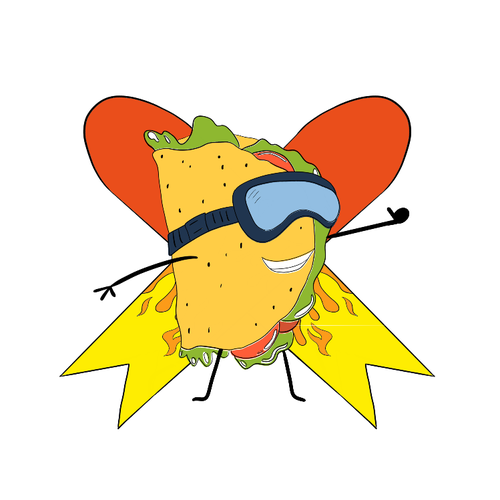 Taco & Snowboard Tattoo Design | Tattoo contest