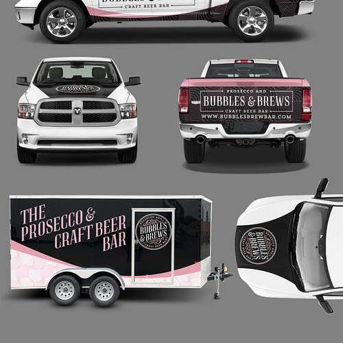 Design Truck & Trailer Branding for Luxury Mobile Bar Business! | Car ...