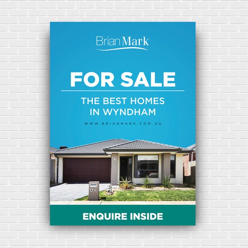 Real Estate Agent Window Poster Design | Poster contest