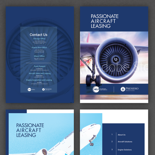 Aviation Leasing Company needs a powerful brochure | Brochure contest