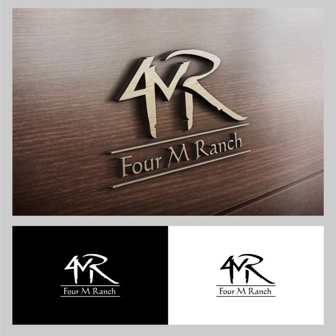 4 M Ranch Logo Design | Logo design contest