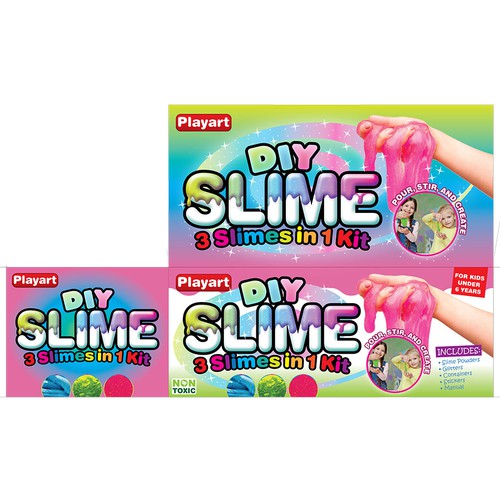 Create a Slime kit box that all kids would love to play with! | Product ...