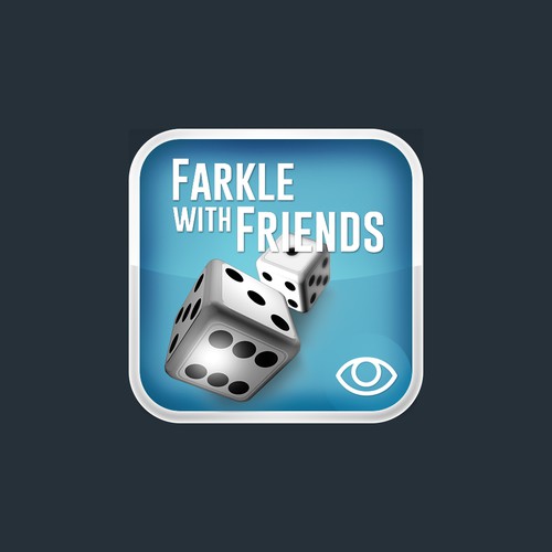icon for 'Farkle with Friends' multiplayer dice game. | Icon or button ...