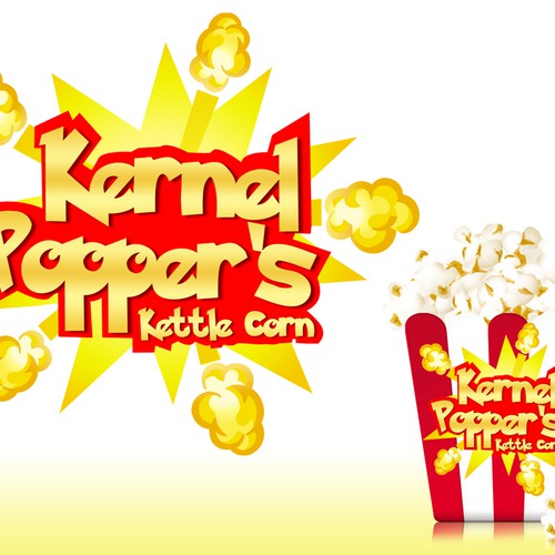 logo for Kernel Popper's Kettle Corn | Logo design contest