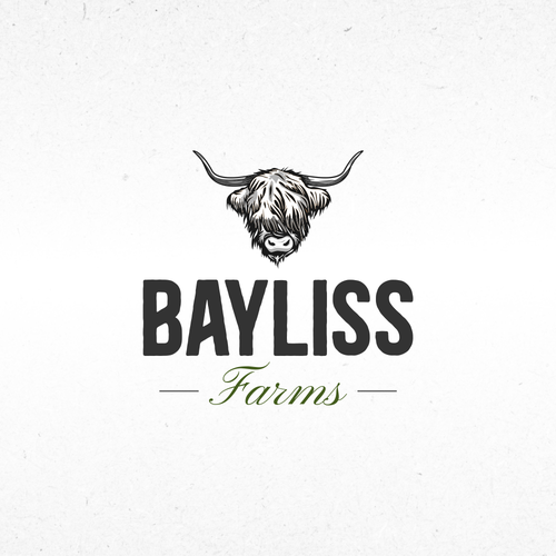 Designs | Highland Cow/Barn themed logo for family farm. | Logo design ...