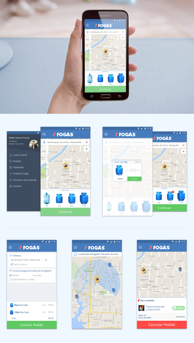 Design Propane Gas delivery APP | App design contest